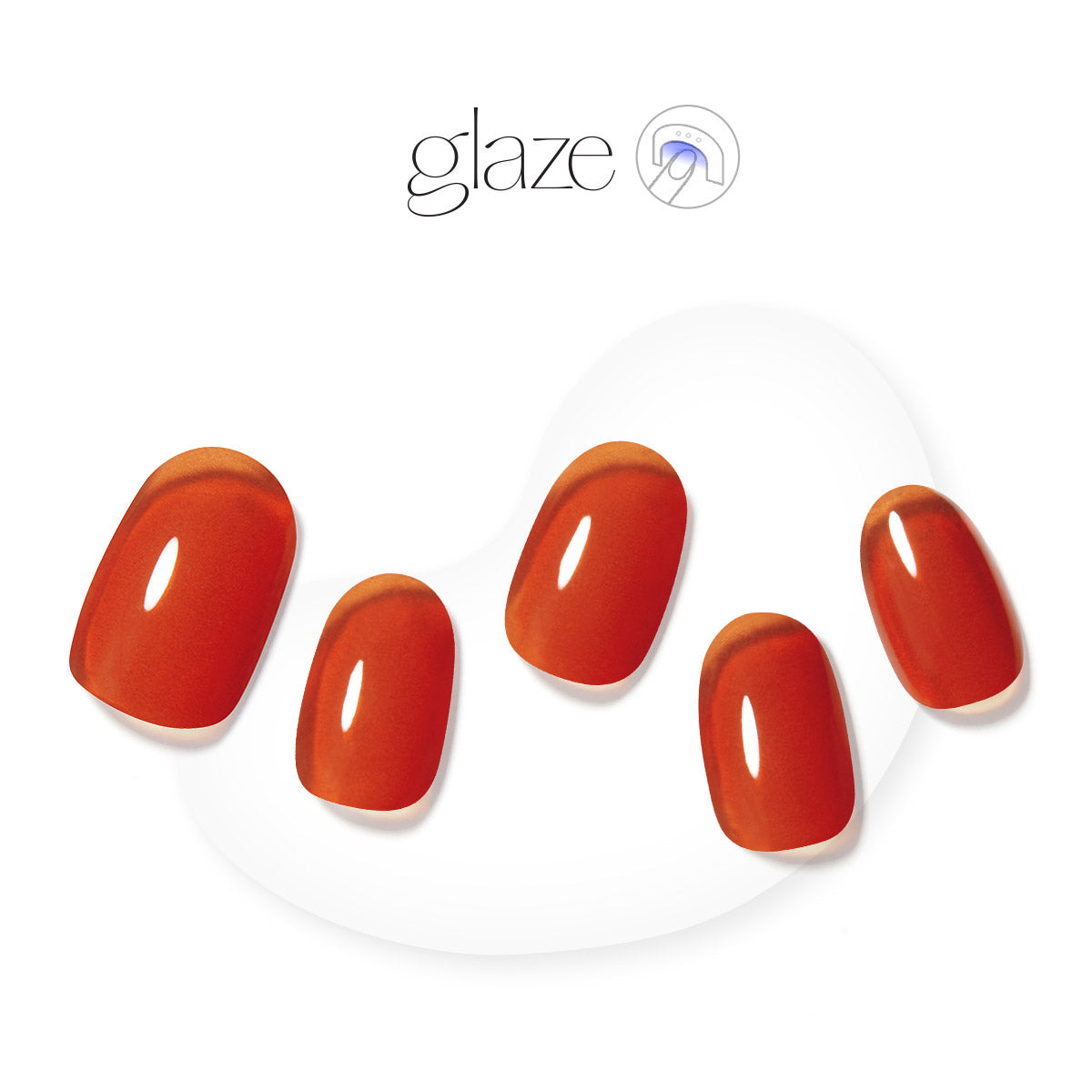 DASHING DIVA GLAZE Brick Red Syrup